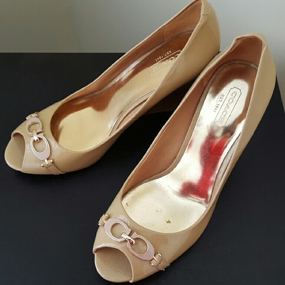 Coach | Shoes | Coach Wedges 3 2 Inch Wedge | Poshmark