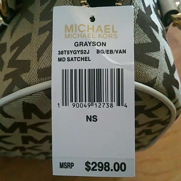 MICHAEL Michael Kors | Bags | Nwt Michael Kors Grayson Signature Med ...