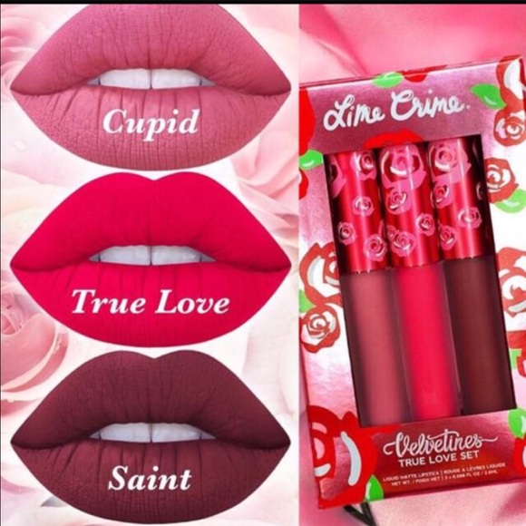Lime crime | Makeup | Set Of 3 Limited Edition Lime Crime Matte ...