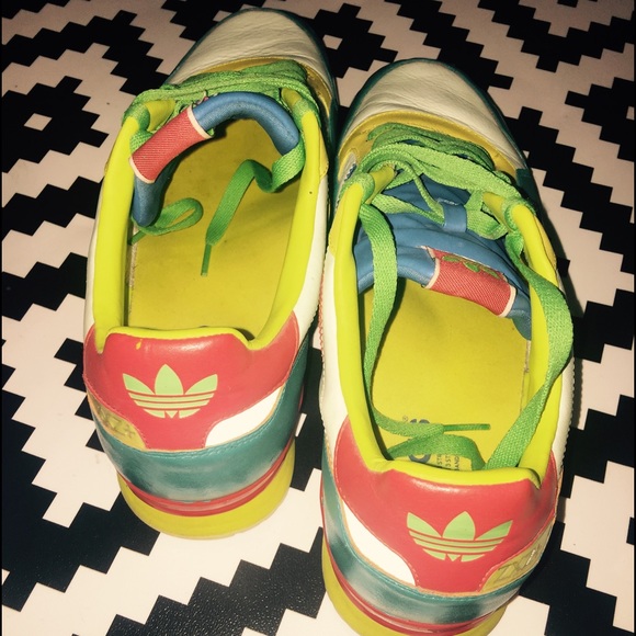 adidas | Shoes | One Of A Kind Custom Painted Adidas | Poshmark