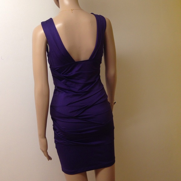 IBestest | Dresses | Deep V Sexy Femme Womens Fitted Mini Dress Nwt ...