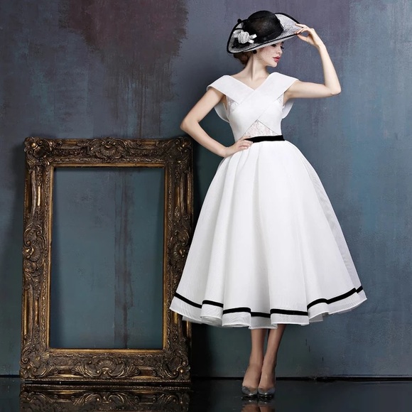 Dresses | Retro White Dress | Poshmark