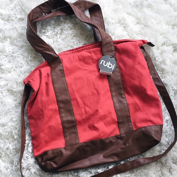 Rubi | Bags | Rubi Red Tote | Poshmark