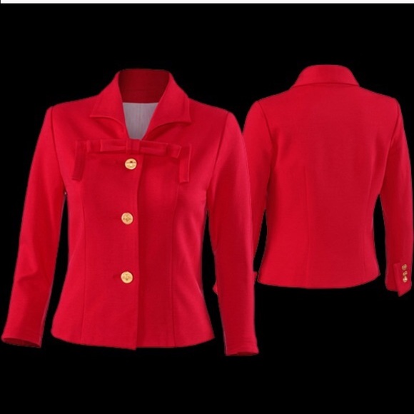 CAbi | Jackets & Coats | Cabi Nwot Red Jacket | Poshmark