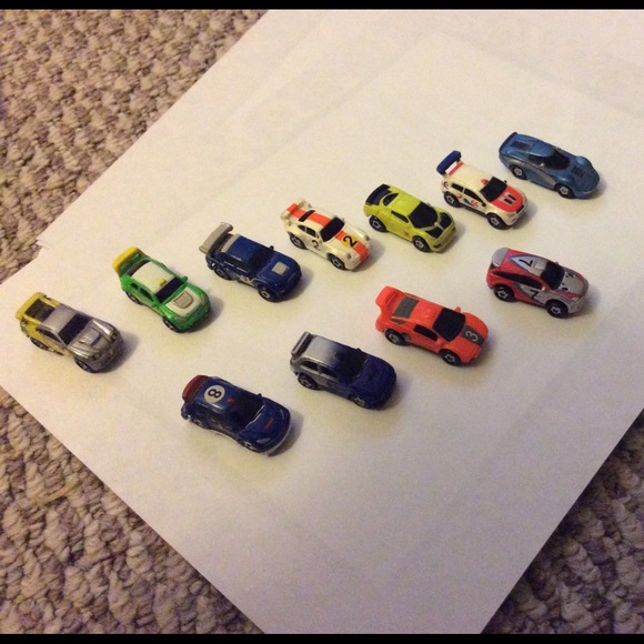 Micro Mini Machine Cars Dial Rotate Toy - Gem