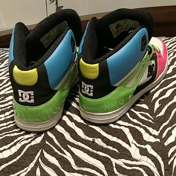 DC | Shoes | Womens Rebound Hi Top Multi Neo Color Dcs | Poshmark