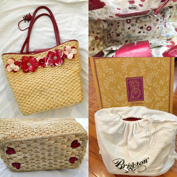 Brighton | Bags | Brighton Lady Bug Wicker Purse | Poshmark