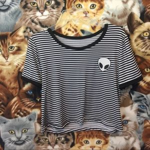 brandy melville alien top on Poshmark