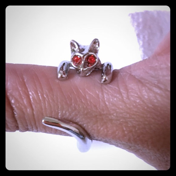 Jewelry | New Red Eyes Cat Shaped Ring | Poshmark