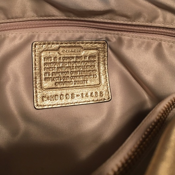 Coach | Bags | Coach Gold Purse Perfect Condition | Poshmark