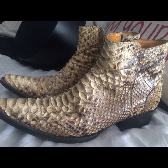Old Gringo | Shoes | Old Gringo Men Real Python Short Booties | Poshmark
