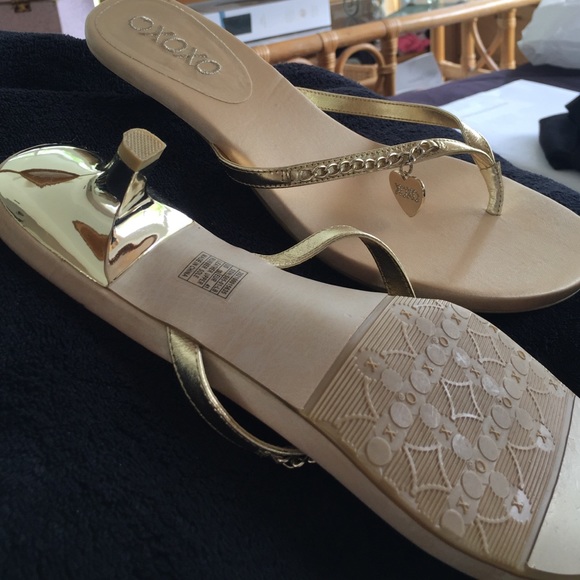 OXOXO | Shoes | New Oxoxo Gold Heel Sandal | Poshmark