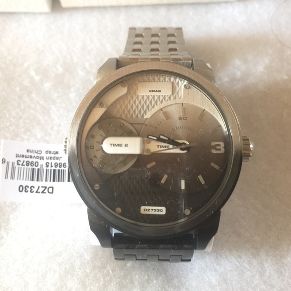 Diesel | Accessories | Diesel Mini Daddy Stainless Steel Dual Time ...