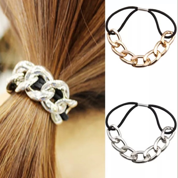 Accessories | Lightweight Silver Chain Ponytail Must Bundle | Poshmark