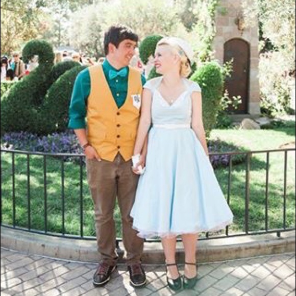 Modcloth | Dresses | Modcloth 95s Retro Pinup Baby Blue Dress Xs | Poshmark