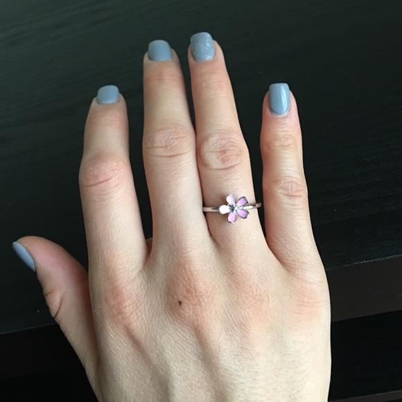 Pandora | Jewelry | Daisy Pink Flower Ring | Poshmark