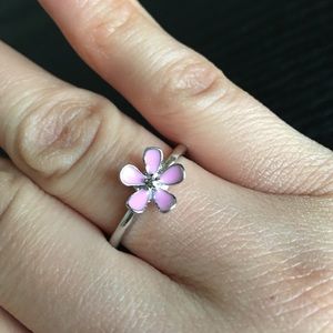 Pandora | Jewelry | Daisy Pink Flower Ring | Poshmark