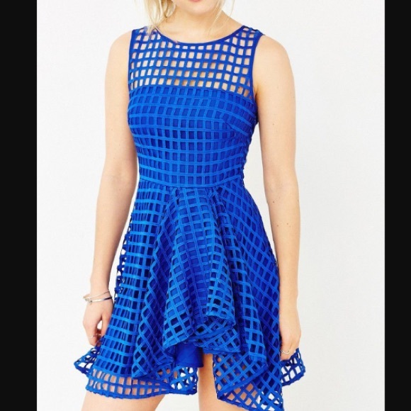 Stylestalker | Dresses | Stylestalker Piano Flare Dress In Cobalt Blue ...