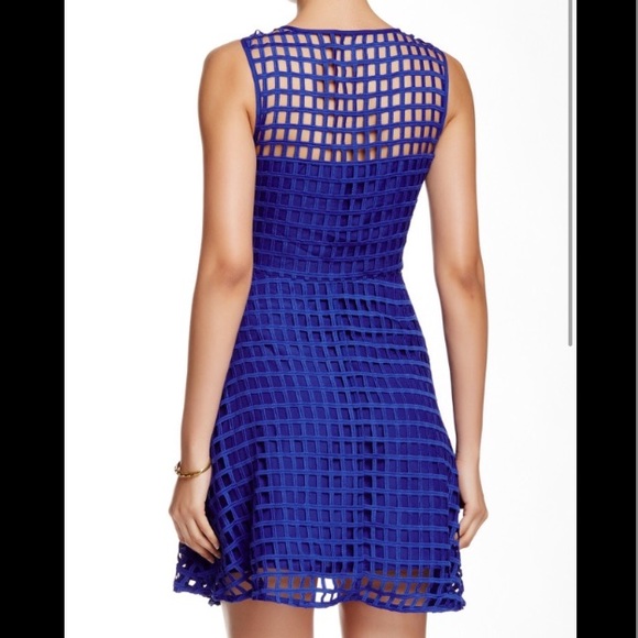 Stylestalker | Dresses | Stylestalker Piano Flare Dress In Cobalt Blue ...
