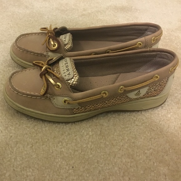 Sperry | Shoes | Sperry Topsider Gold Sparkle | Poshmark