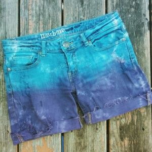 Machine | Shorts | Machine Brand Dyed Destroyed Jean Shorts | Poshmark