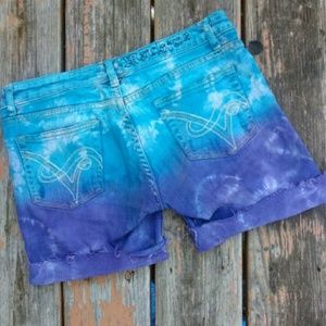 Machine | Shorts | Machine Brand Dyed Destroyed Jean Shorts | Poshmark