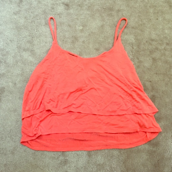 Body Central | Tops | Coral Colored Crop Top | Poshmark