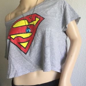 Tops | Superman Crop Top | Poshmark