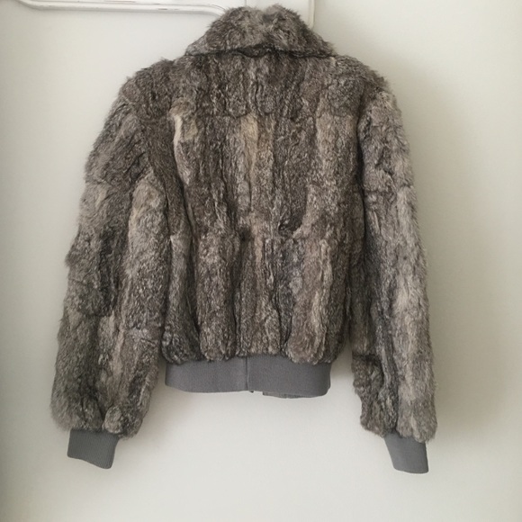 Jackets & Coats | Rabbit Fur Bomber Jacket Vintage | Poshmark