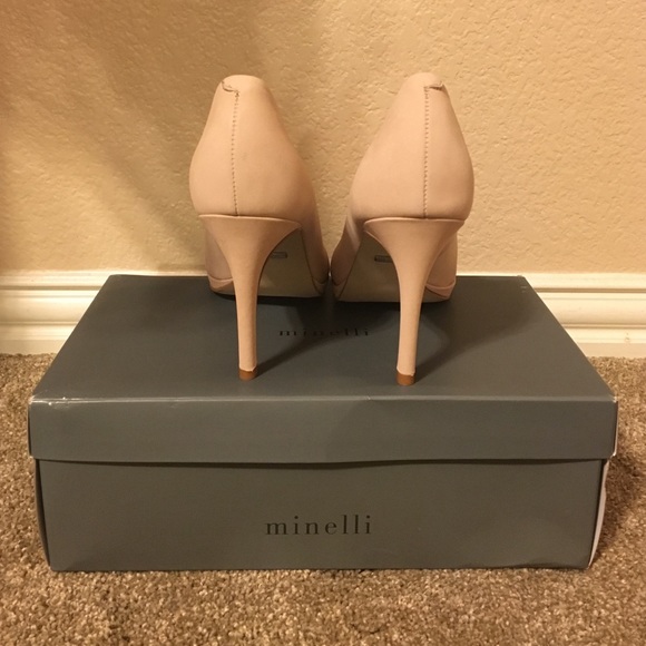 Minelli | Shoes | Nude Heels | Poshmark