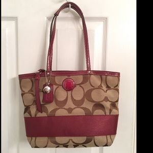 74% off Coach Handbags - Maroon Coach Bag from Nicole's closet on Poshmark