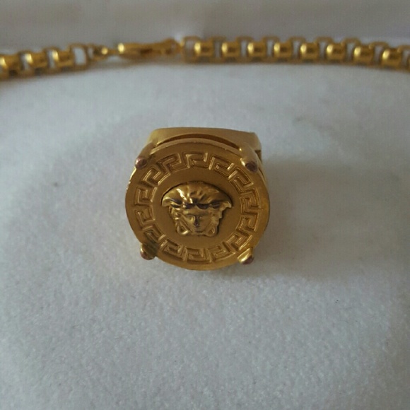 Versace | Jewelry | Versace Gold Chain With Medusa Medallion | Poshmark