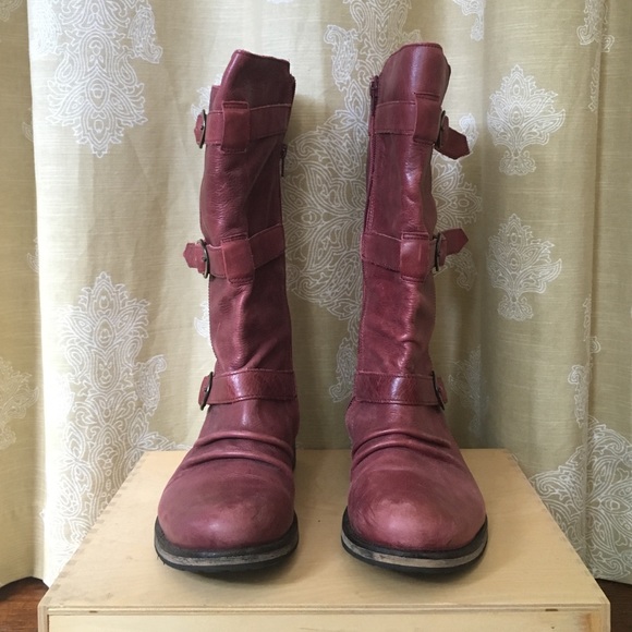 Bronx | Shoes | Cranberry Bronx Riding Boots | Poshmark