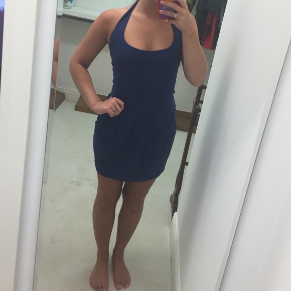 Susana Monaco | Dresses | Navy Blue Susana Monaco Halter Dress | Poshmark