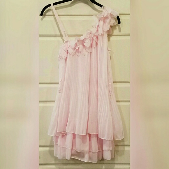 Dresses | Pretty Pink Ruffle Layered Dress | Poshmark