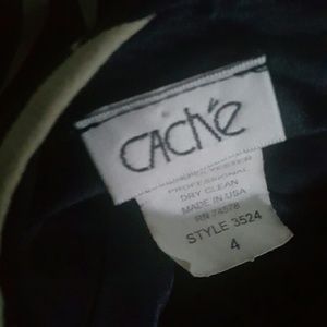 Cache | Dresses | Cach Palm Print Chiffron Dress | Poshmark