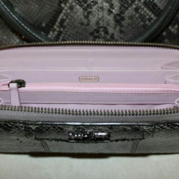 Coach | Bags | Coach 5956 Gray Python Madison Sophia Msrp 8980 | Poshmark