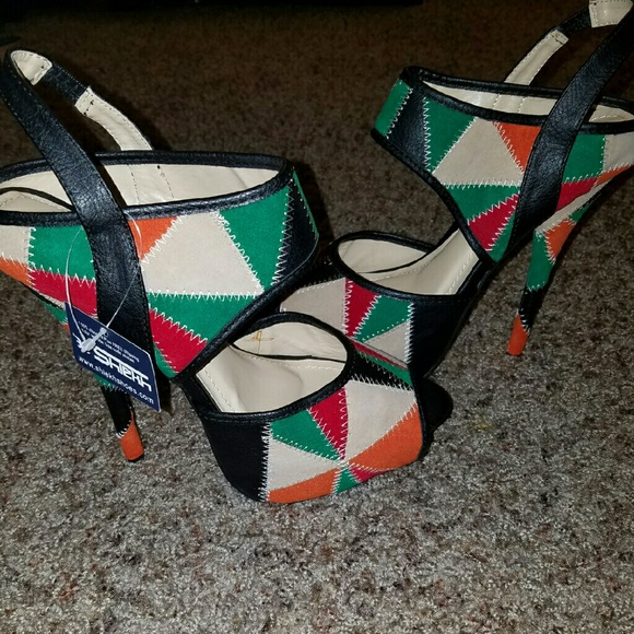 Shoes | Beautiful Colorful Summer Sandalstilettos | Poshmark