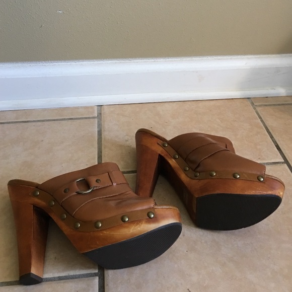 Shoes | Cognac Mules | Poshmark