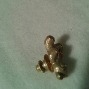 Avon | Jewelry | Avon Birthstone Teddy Bear Pin Gold Tone | Poshmark