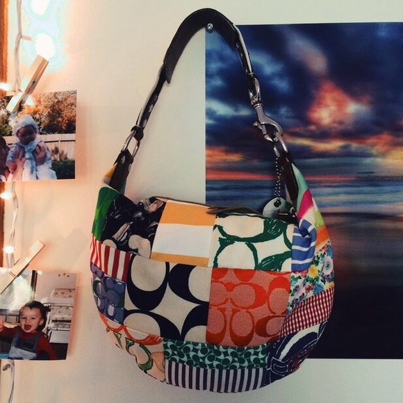 Coach | Bags | Coach Authentic Hamptons Patchwork Hobo Dustbag | Poshmark