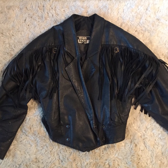 Harley-Davidson | Jackets & Coats | Incredible Vintage Leather Fringe ...