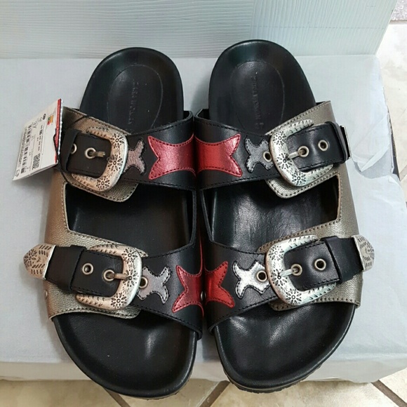 Zara | Shoes | Zara Leather Cowboy Sandal 5583 | Poshmark