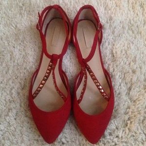 27% off Zara Shoes - ZARA LACE UP FLATS METALLIC GOLD HEEL BRAND NEW ...