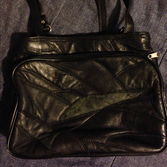 Bags | Black Bag With Lots Of Pockets | Poshmark