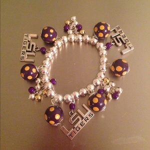 99% off Jewelry - LSU Tigers College Football Charm Bracelet from ...