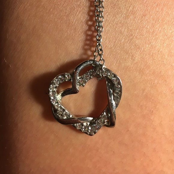 Swarovski | Jewelry | Swarovski Double Heart Necklace | Poshmark