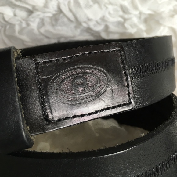 Etienne Aigner | Accessories | Belt Black Leather | Poshmark