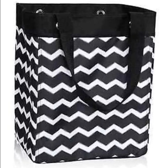 thirty-one | Bags | Thirtyone Essential Storage Tote Black Chevron ...
