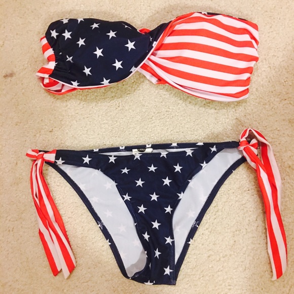 American Flag Bikini - Gem